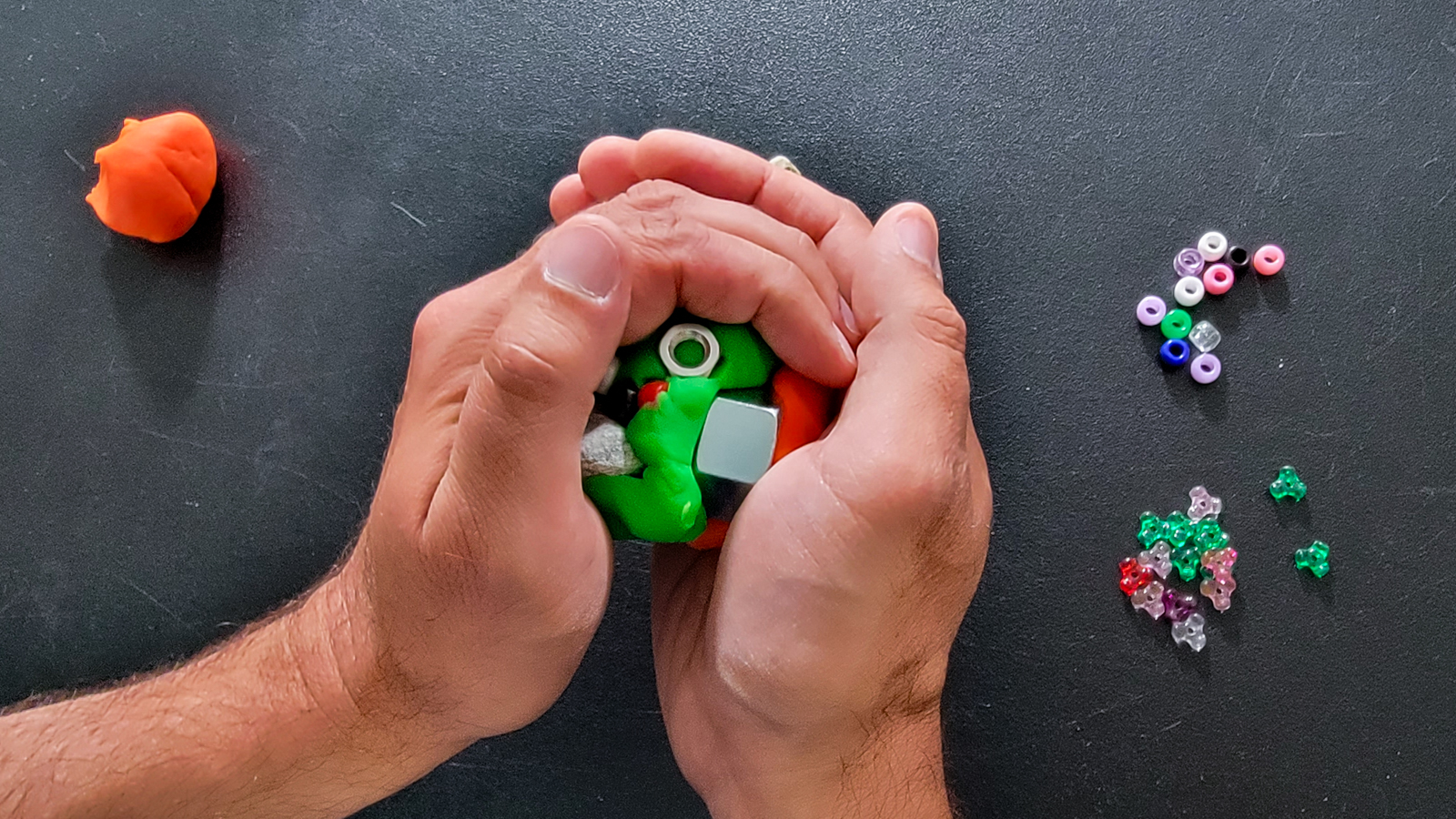 Asteroid Model Made From Clay